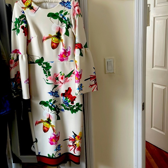 ASOS | Dresses | True Violet Scuba Stunning Print Dress | Poshmark